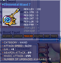 Open - Perfect Clean Elemental Wand 7 | MapleRoyals